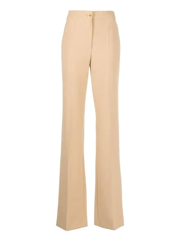 Moschino High-waist Wide-leg Trousers - Neutrals