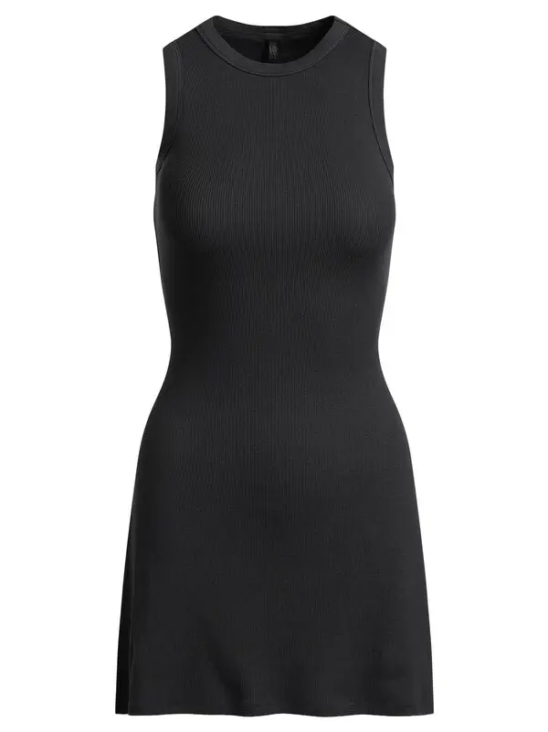 SKIMS Cotton Rib Tank Dress - Soot