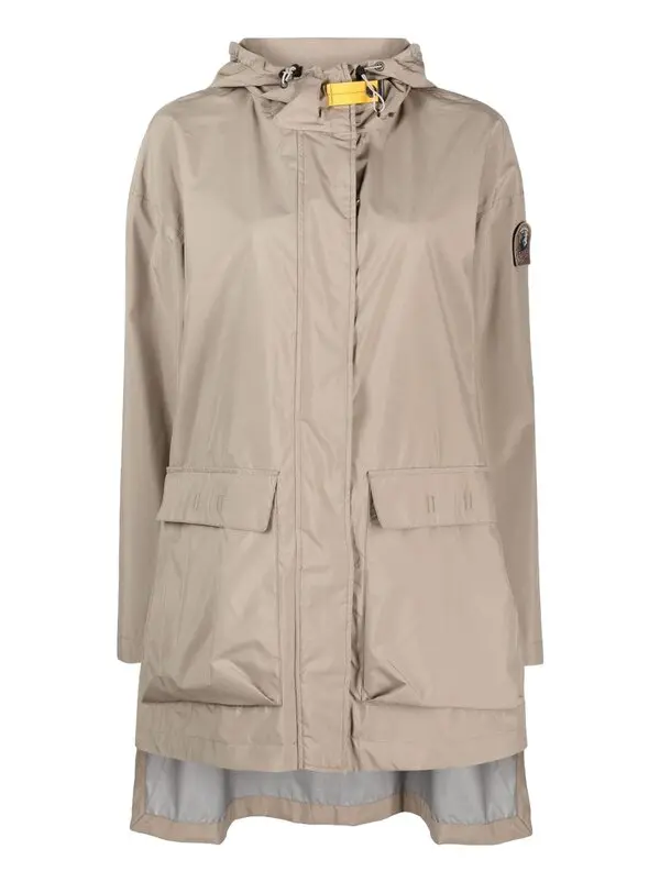 PARAJUMPERS True Hooded Raincoat - Neutrals