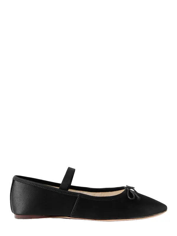 LOEFFLER RANDALL Net Sustain Leonie Ballet Flats - Black