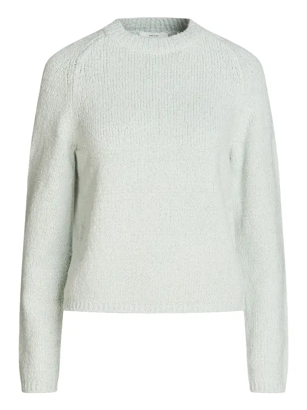 Vince Cotton-blend Chenille Sweater - Mint