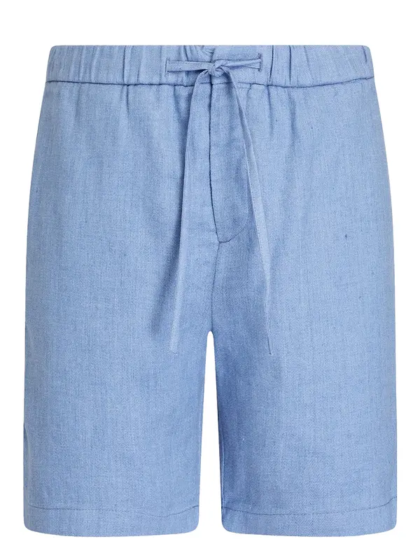Frescobol Carioca Filipe Twill Drawstring Shorts - Light Blue