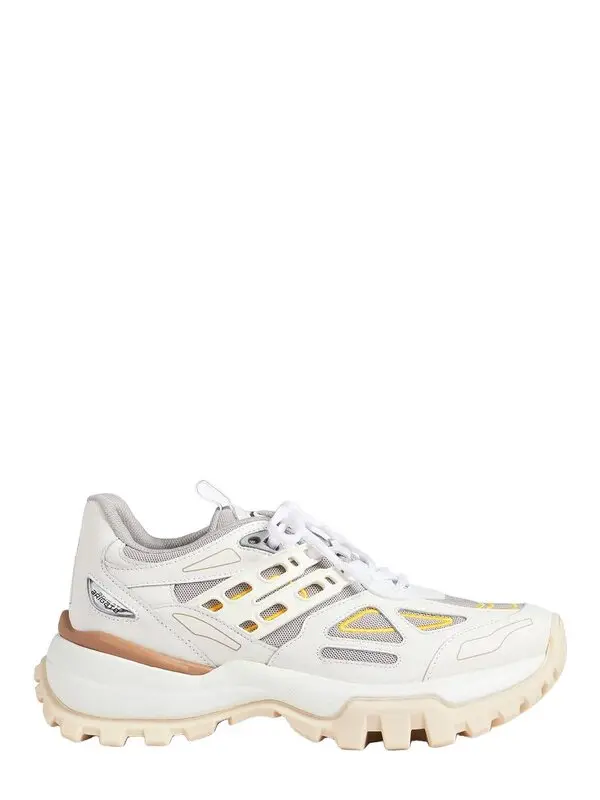 Axel Arigato Marathon Rtic Mesh And Leather Sneakers - White