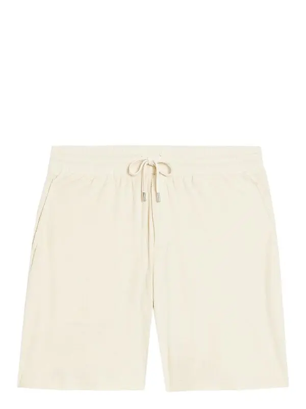 Frescobol Carioca Augusto Cotton-blend Terry Shorts - Cream