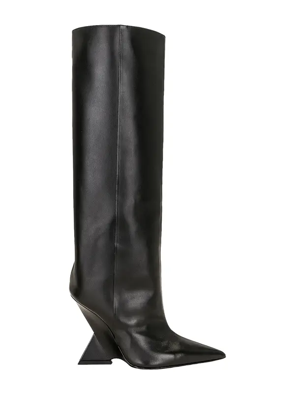 Attico Cheope Tube Boots - Black
