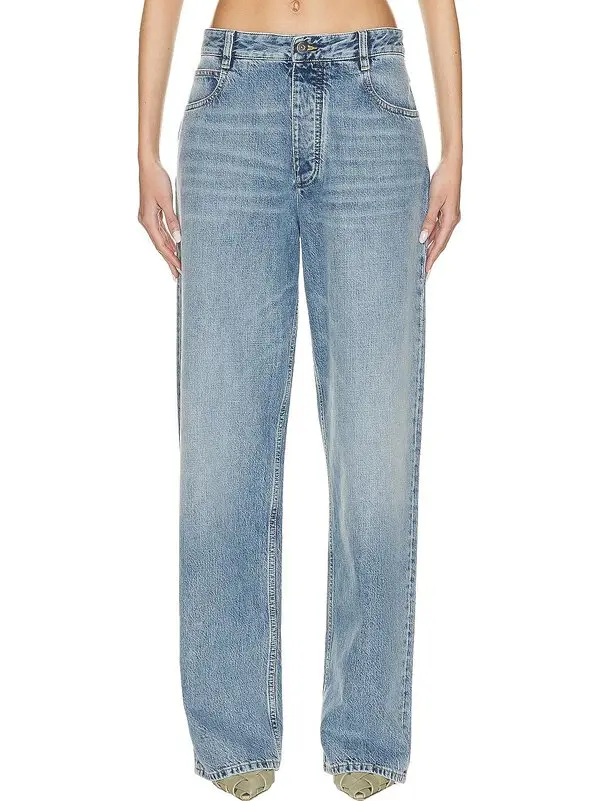 Bottega Veneta Vintage Wide Leg Jeans - Mid Blue