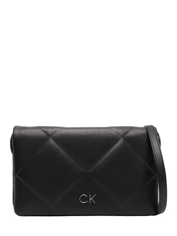 Calvin Klein Logo-plaque Crossbody Bag - Black