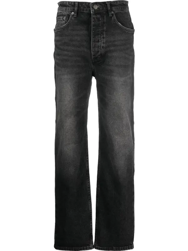 Ksubi Brooklyn Straight-leg Jeans - Black