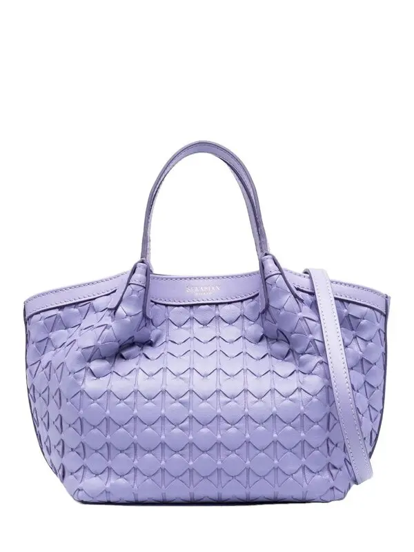 SERAPIAN Mini Secret Mosaico Handbag - Purple