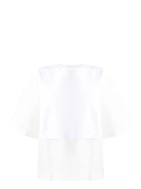 Fabiana Filippi Panelled T-shirt - White