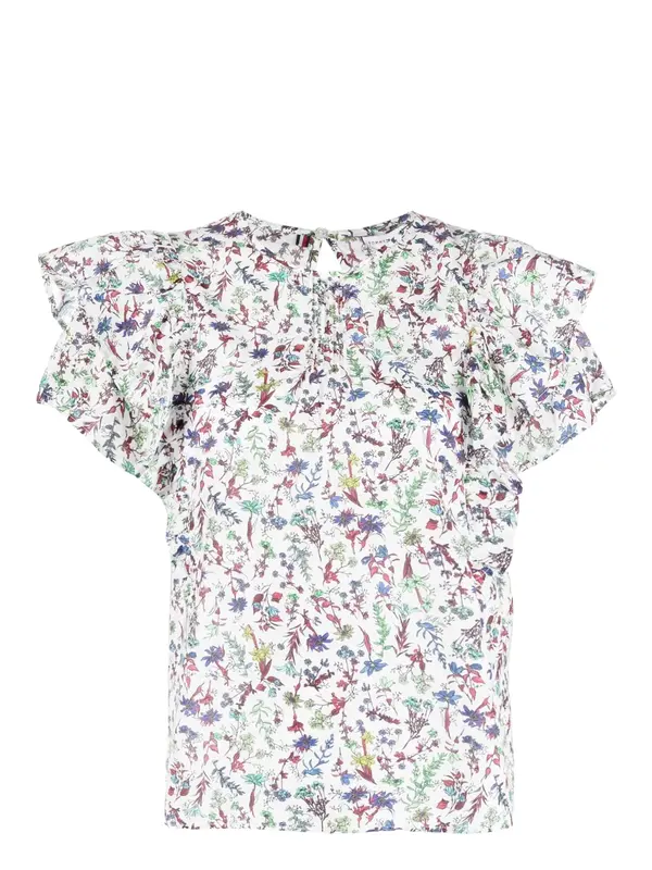 Tommy Hilfiger Floral-print Blouse - White