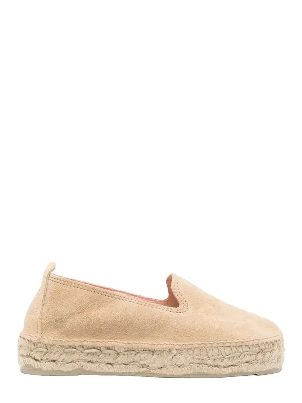 Manebí Braided-sole Suede Espadrilles - Neutrals