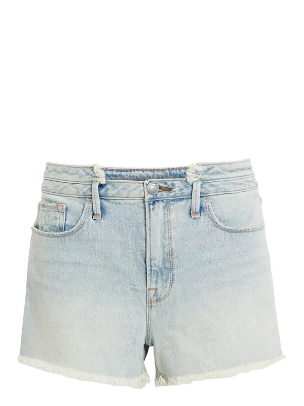 Good American Good Vintage Denim Shorts - Light Denim