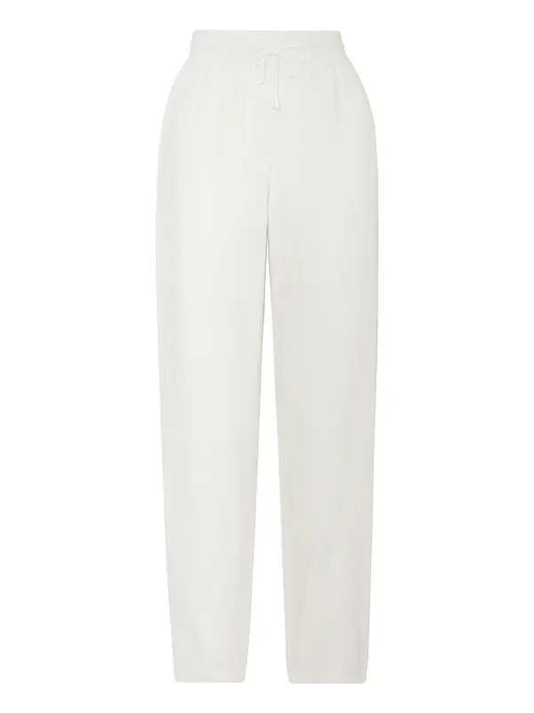 Loro Piana Paraggi Cotton Tapered Track Pants - White