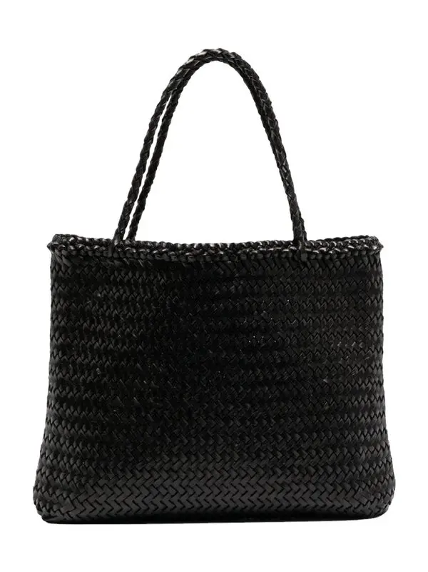 Dragon Diffusion Pearl Interwoven Tote Bag - Black
