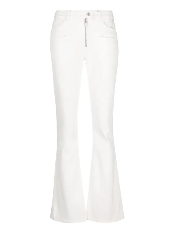 COURREGES Low-rise Bootcut Jeans - White