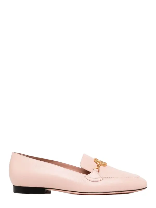 Bally O'brien Embellished Leather Loafers - Pink