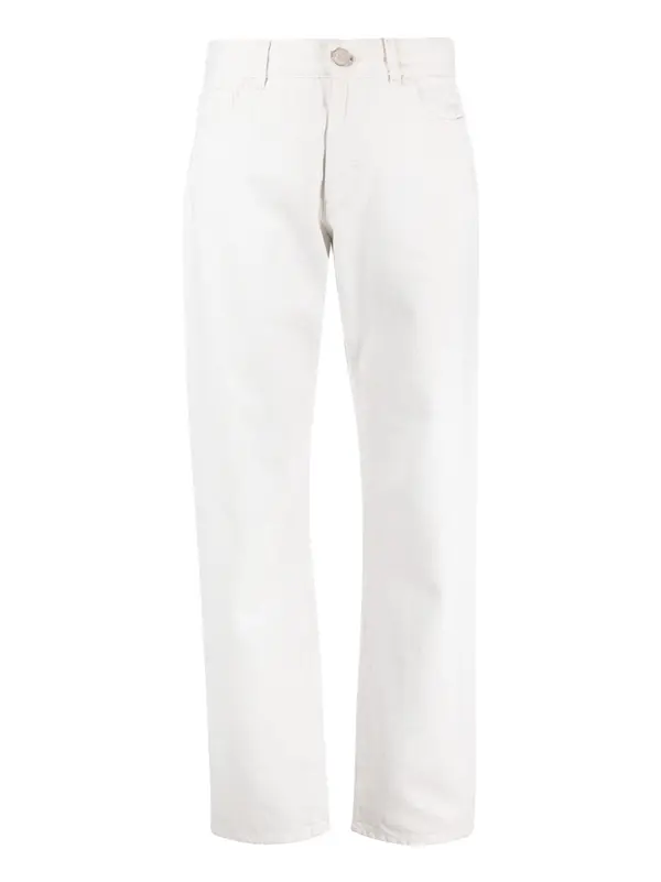 MOORER Sansa-214 Straight-leg Jeans - Neutrals