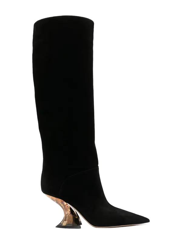 Casadei Elodie 85mm Knee-length Boots - Black