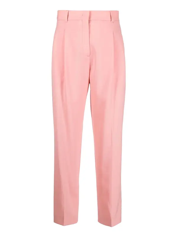 Paul Smith Pleated Wool Trousers - Pink