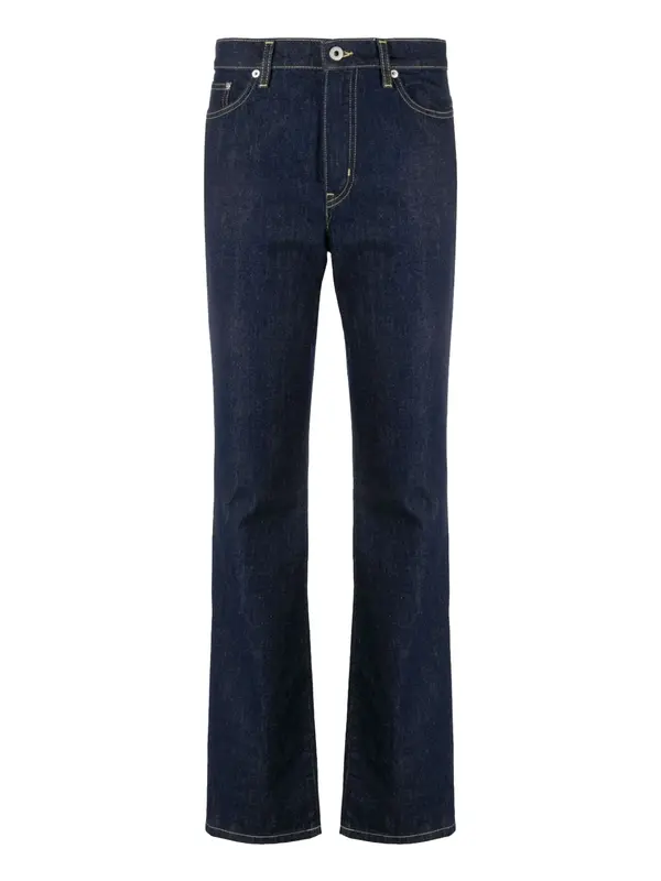 Kenzo Asagao Straight-leg Jeans - Blue