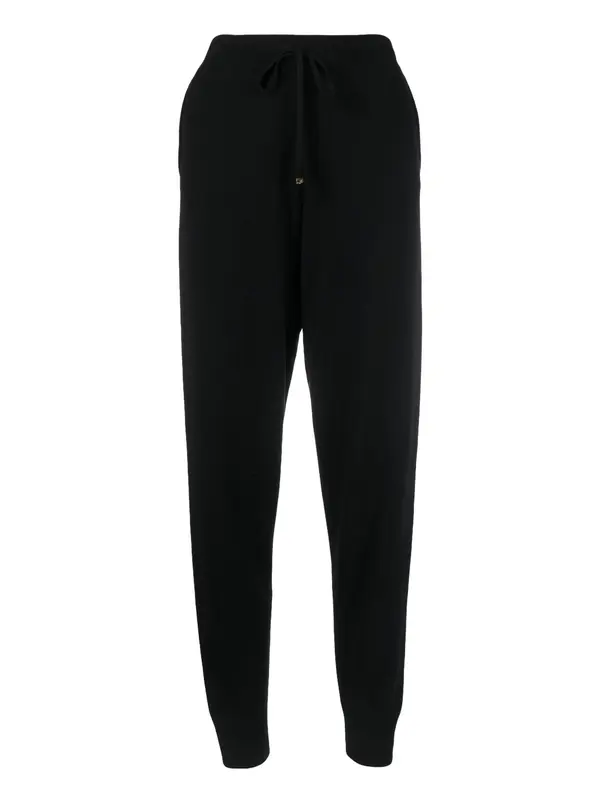 Stella McCartney Iconics Fine-knit Trousers - Black