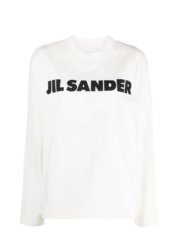 JIL SANDER Logo-print Sweatshirt - White