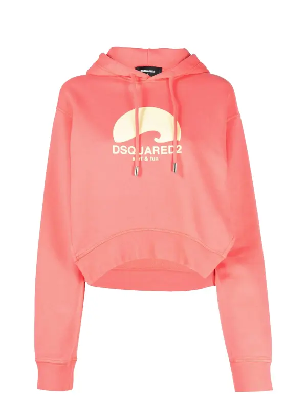 Dsquared2 Logo-print Hoodie - Pink