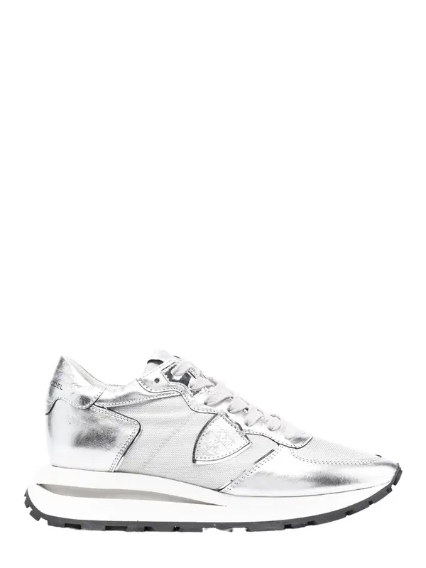 Philippe Model Panelled Low-top Sneakers - Silver
