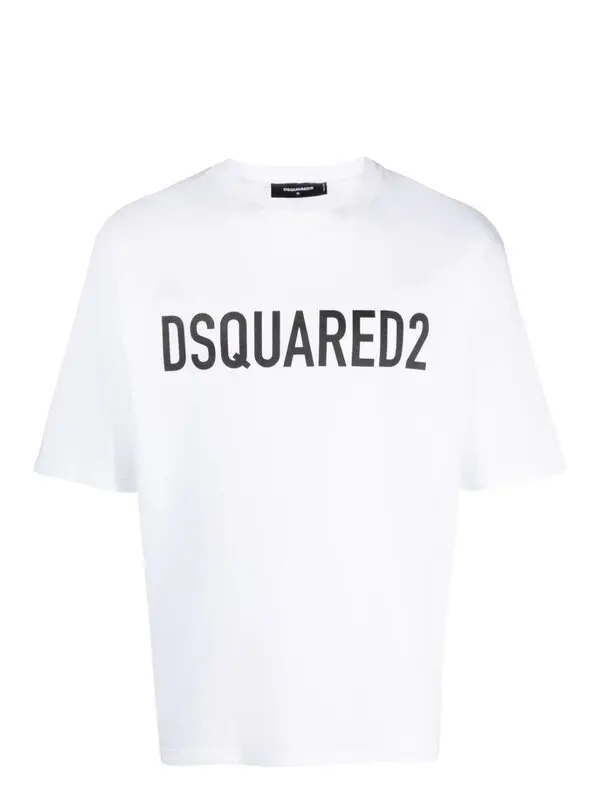 Dsquared2 Logo-print Cotton T-shirt - White