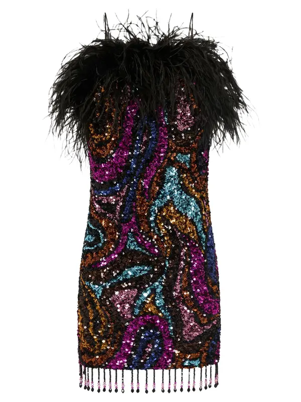 Rebecca Vallance Kiki Sequined Mini Dress - Multicolour
