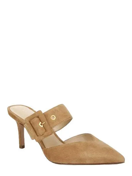 Veronica Beard Linley Pointed Toe Mule - Latte