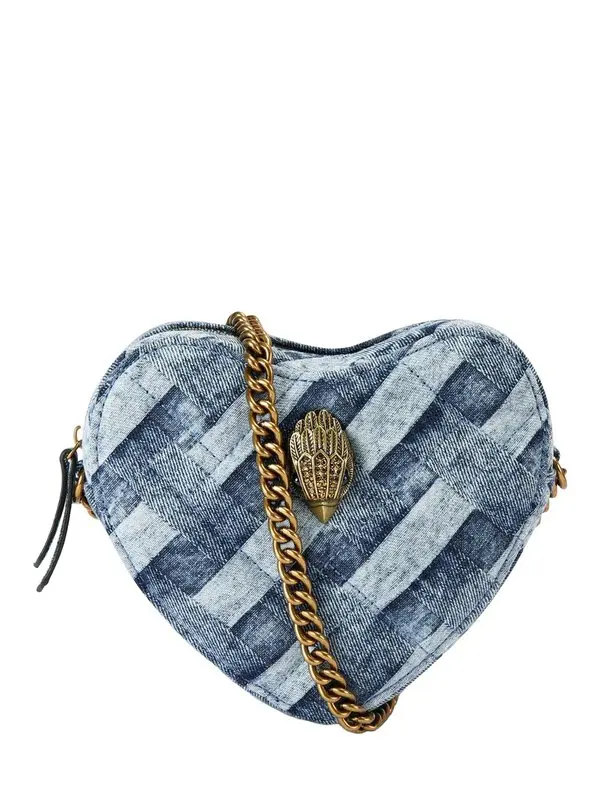 Kurt Geiger Kensington Heart Crossbody Bag - Navy