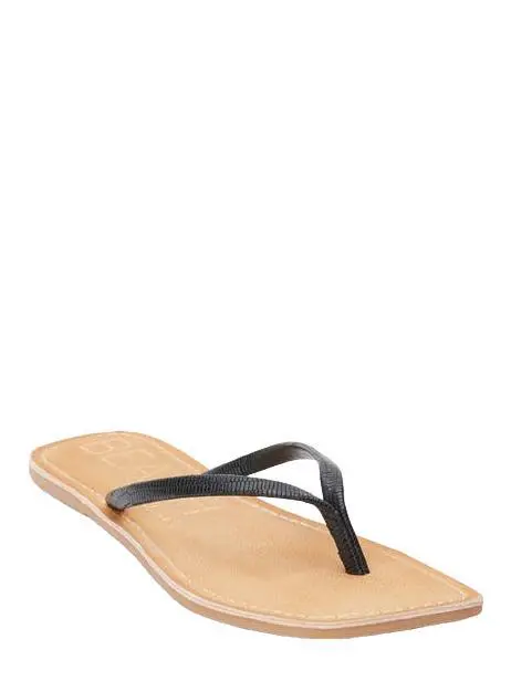 Matisse Bungalow Flip Flop - Black Lizard