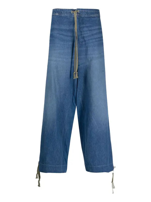 GREG LAUREN Hybrid Loose-fit Jeans - Blue