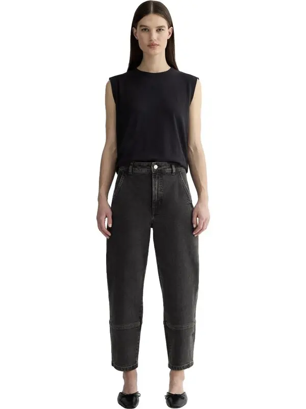 Everlane Utility Barrel Jean - Washed Black