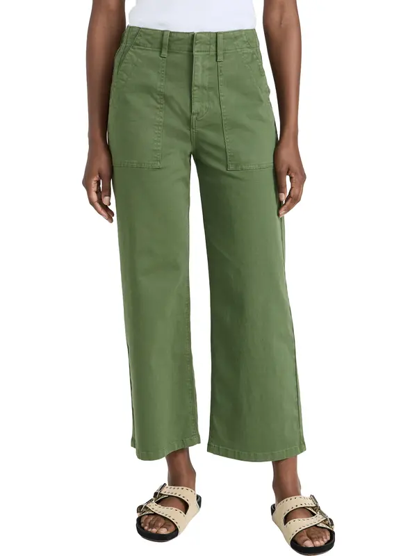 PISTOLA Sophia Straight Leg Trousers - Basil