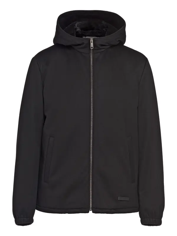 Prada Cashmere Blouson Jacket - Black