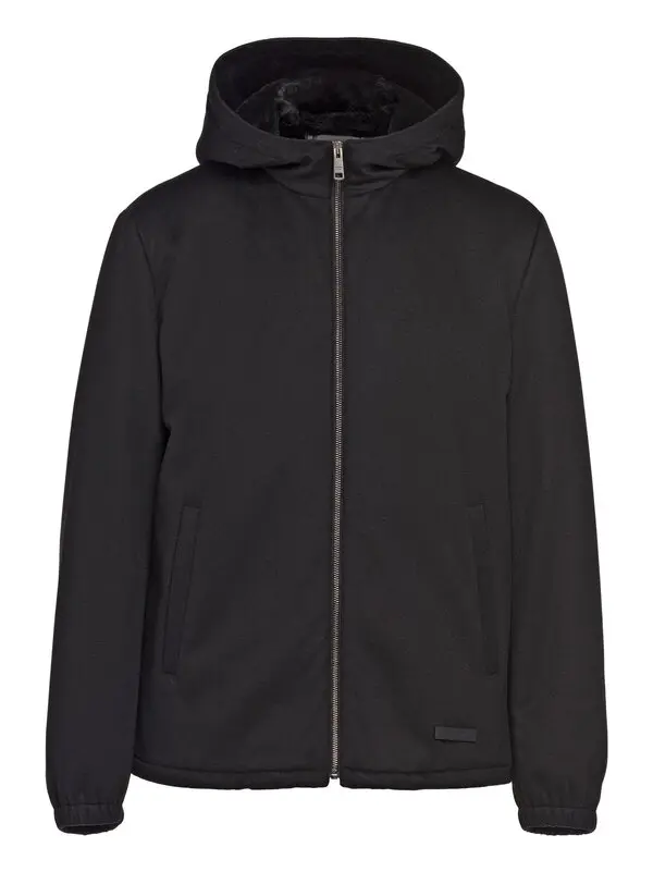 Prada Cashmere Blouson Jacket - Black