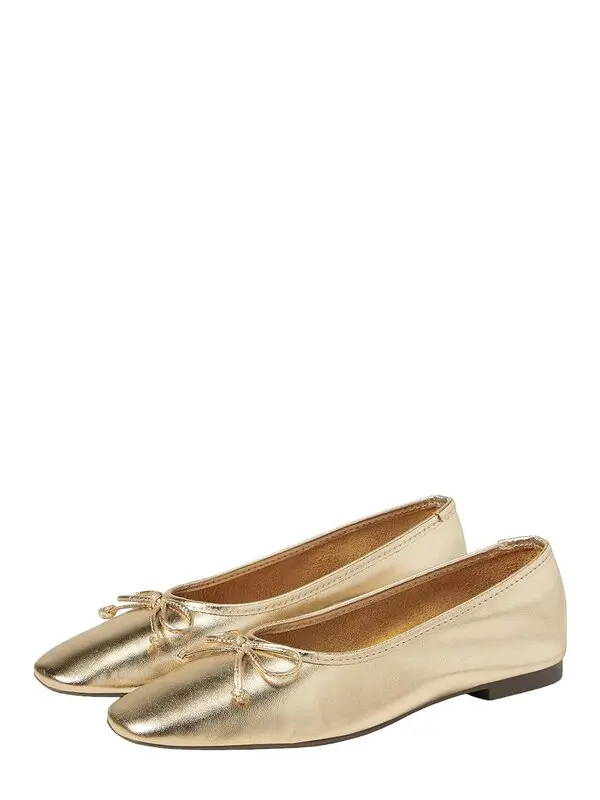Schutz Arissa Croc Embossed Ballet Flats - Multi