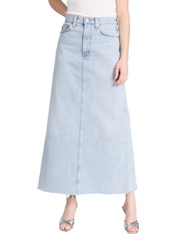 AGOLDE Hilla Denim Skirt - Practice