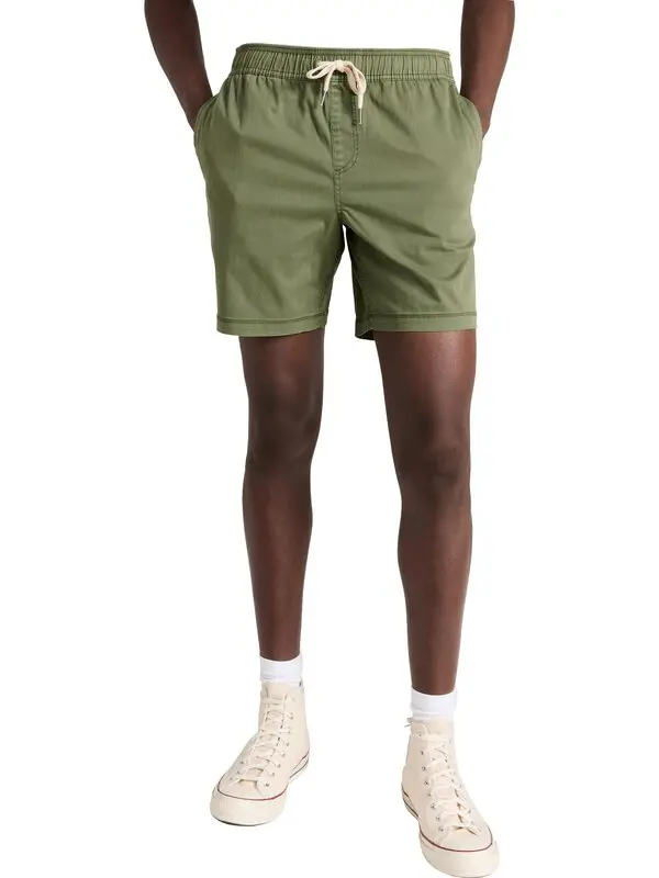 Rails Cruz Drawstring Shorts - Spring Olive