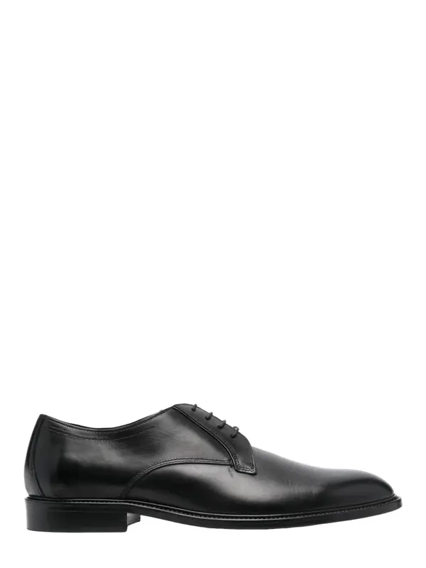 SERGIO ROSSI Almond-toe Derby Shoes - Black