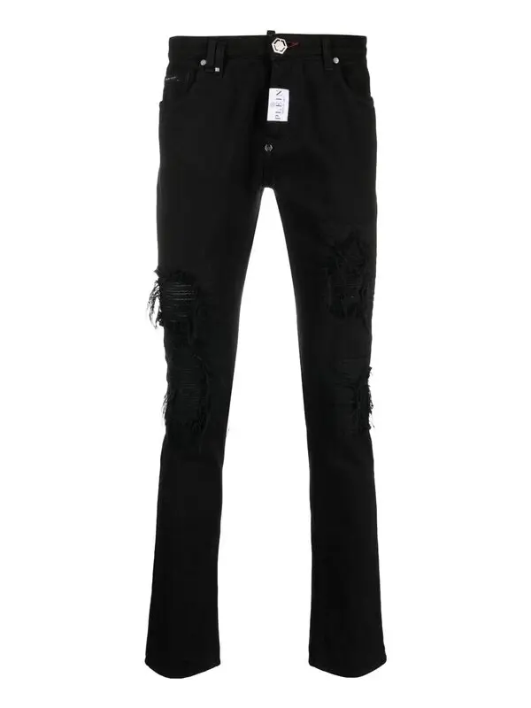 Philipp Plein Rock Star Slim-cut Jeans - Black