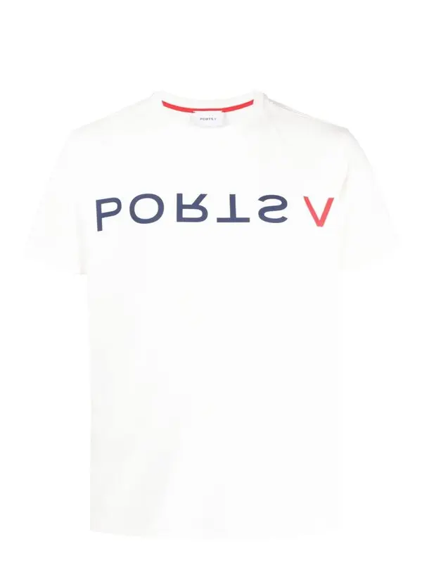 PORTS V Logo-print T-shirt - White