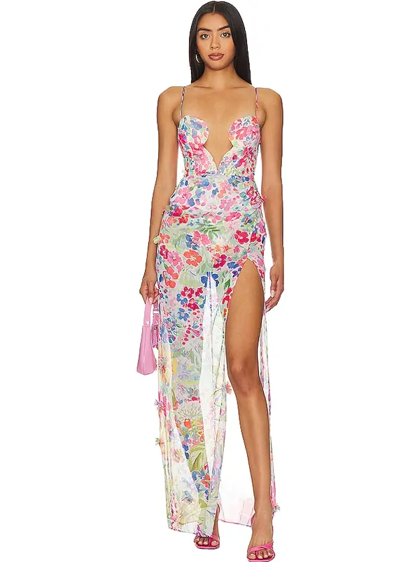 Nbd Idres Maxi Dress - Floral Multi
