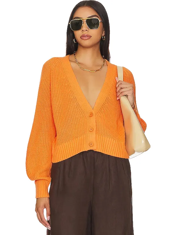 525 America Rumi Shaker Cardigan - Sorbet
