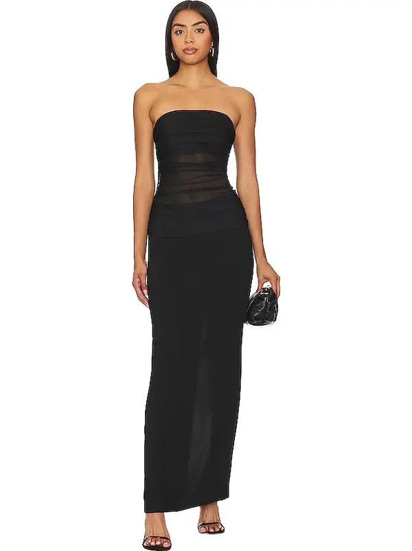 Amanda Uprichard X Myles Maxi - Black