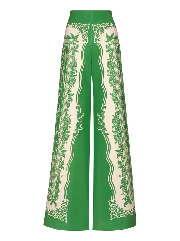 ANDRES OTALORA Palmirana Printed Pants - Green