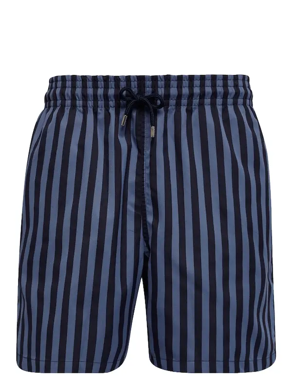 Derek Rose Bondi 8 Striped Swim Shorts - Blue